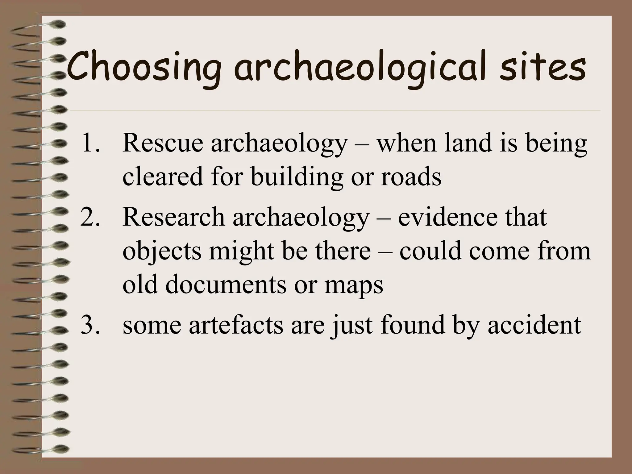 archaeology-ready.ppt dig trowel bag aaa | PPT