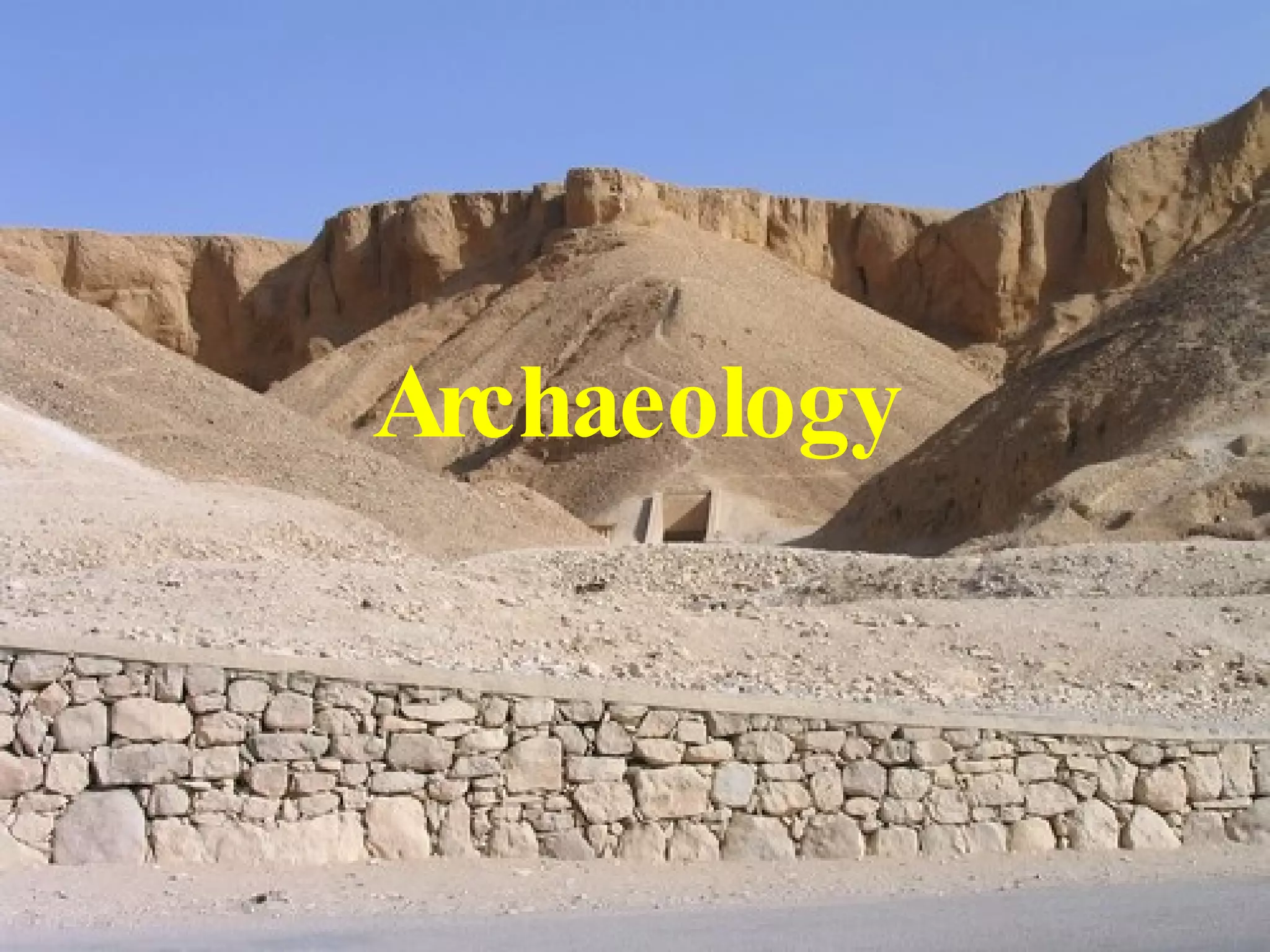 Archaeology | PPT