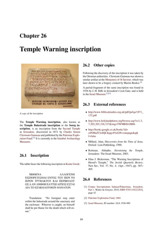 Archaeology in the Holy Bible List of Artifacts in Biblical Studies of ...