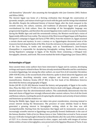 Archaeology Of Ancient Egypt | PDF