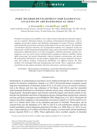 Archaeometry - 2020 - Williams.pdf