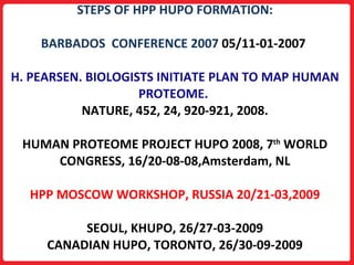 Archakov A. from human genome project to human proteome project | PPT