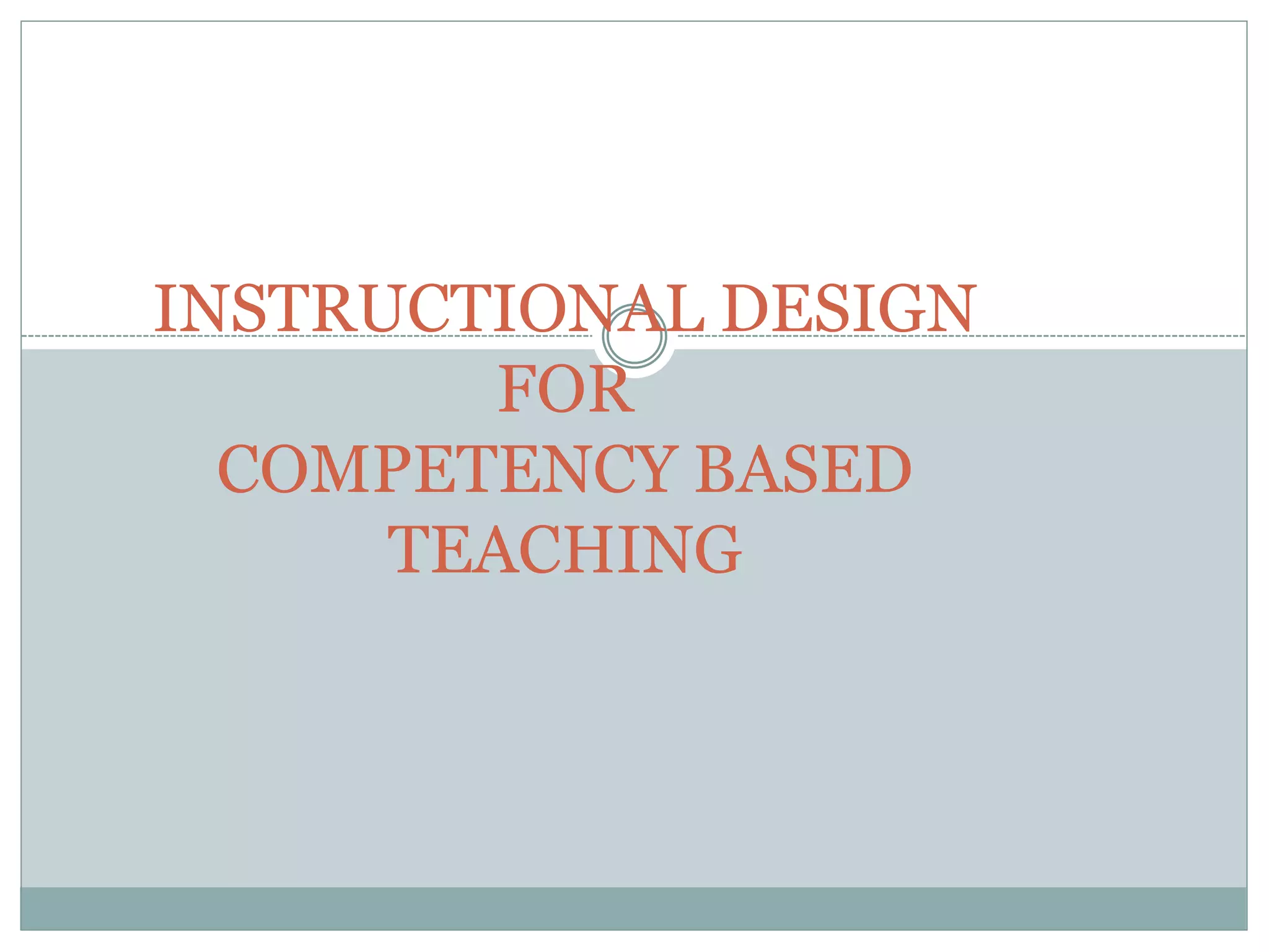 DICK AND CAREY MODEL | PPTX