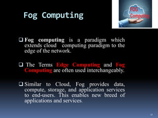 cloud security using Fog Computing | PPT