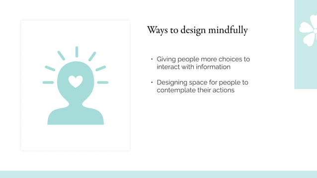 Mindful design for digital wellbeing | PPT