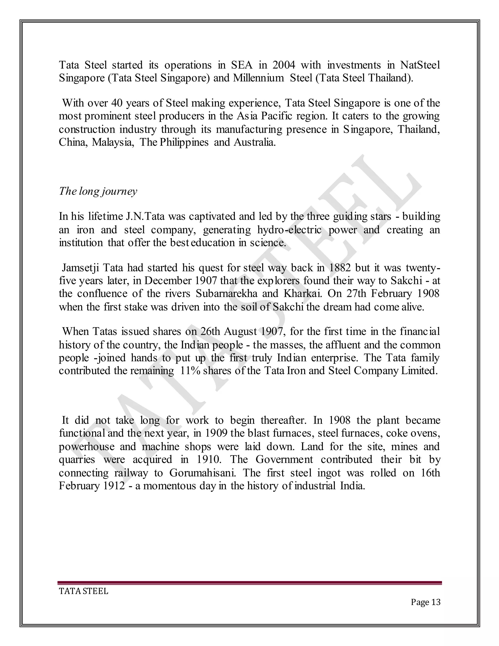 tata steel project on "contract labour management" | DOCX