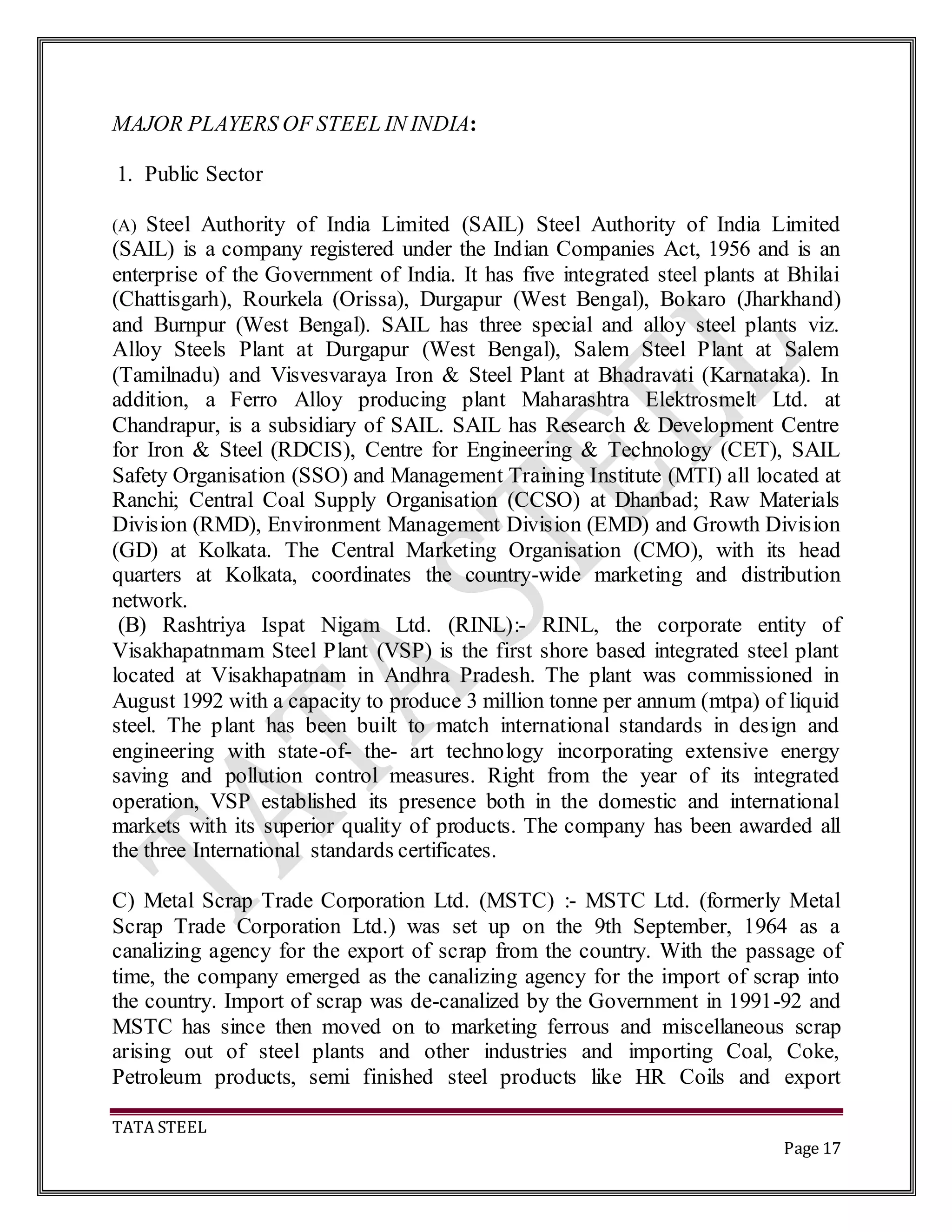 tata steel project on "contract labour management" | DOCX