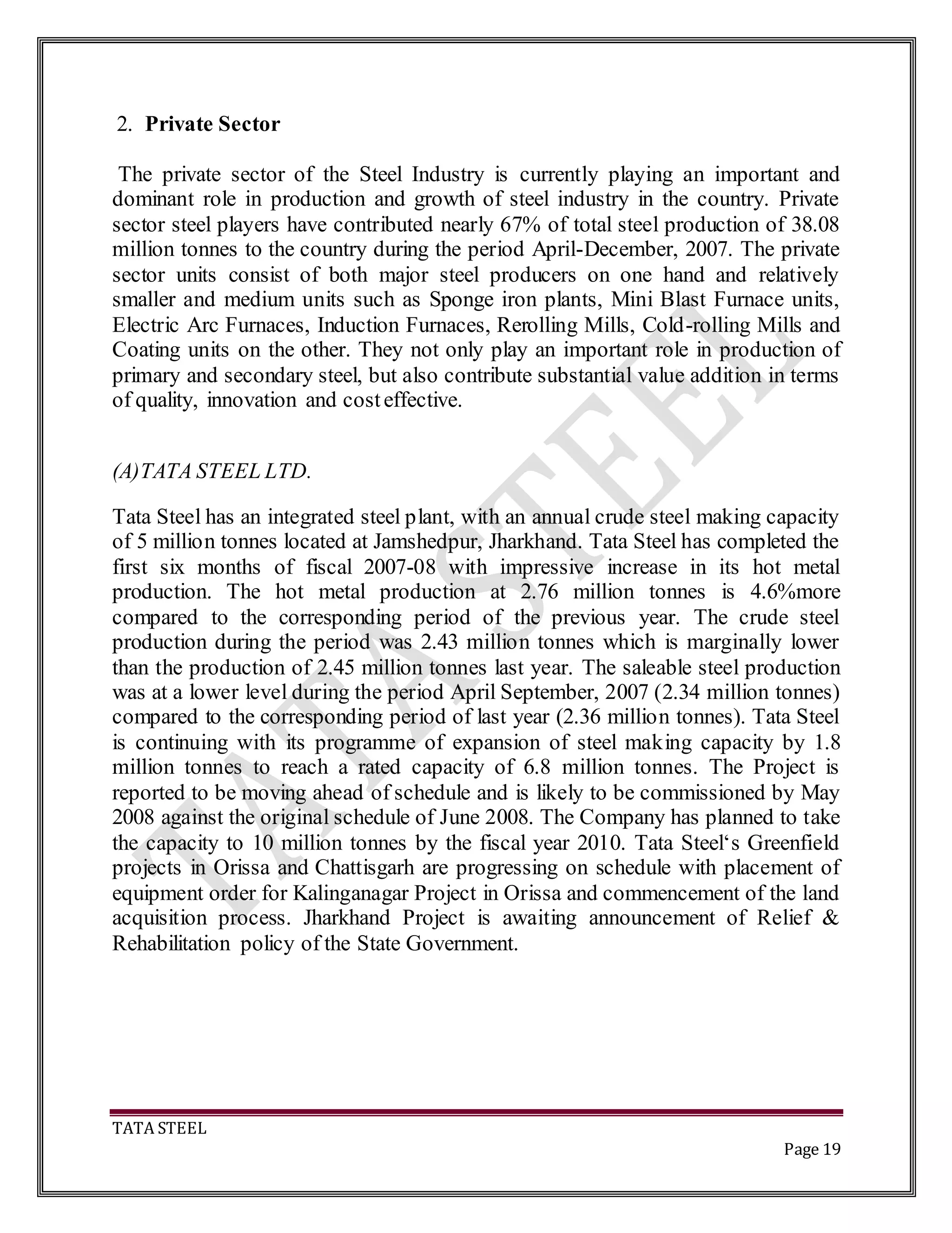 tata steel project on "contract labour management" | DOCX