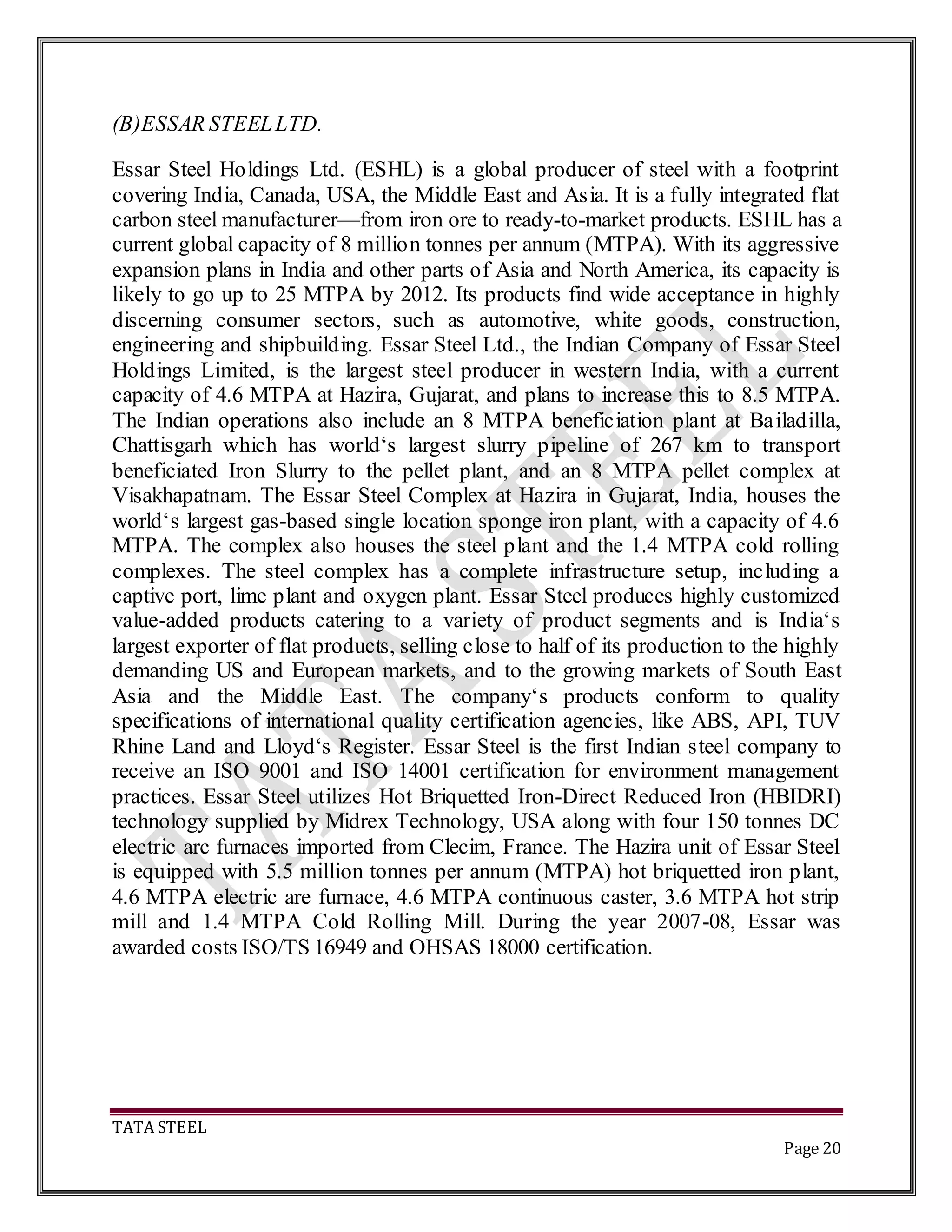 tata steel project on "contract labour management" | DOCX