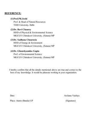 Archana resume | DOCX