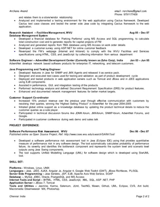 Archana resume 2019 | PDF