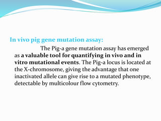 Mutagenicity, Carcinogenicity, Genotoxicity Tests | PPTX