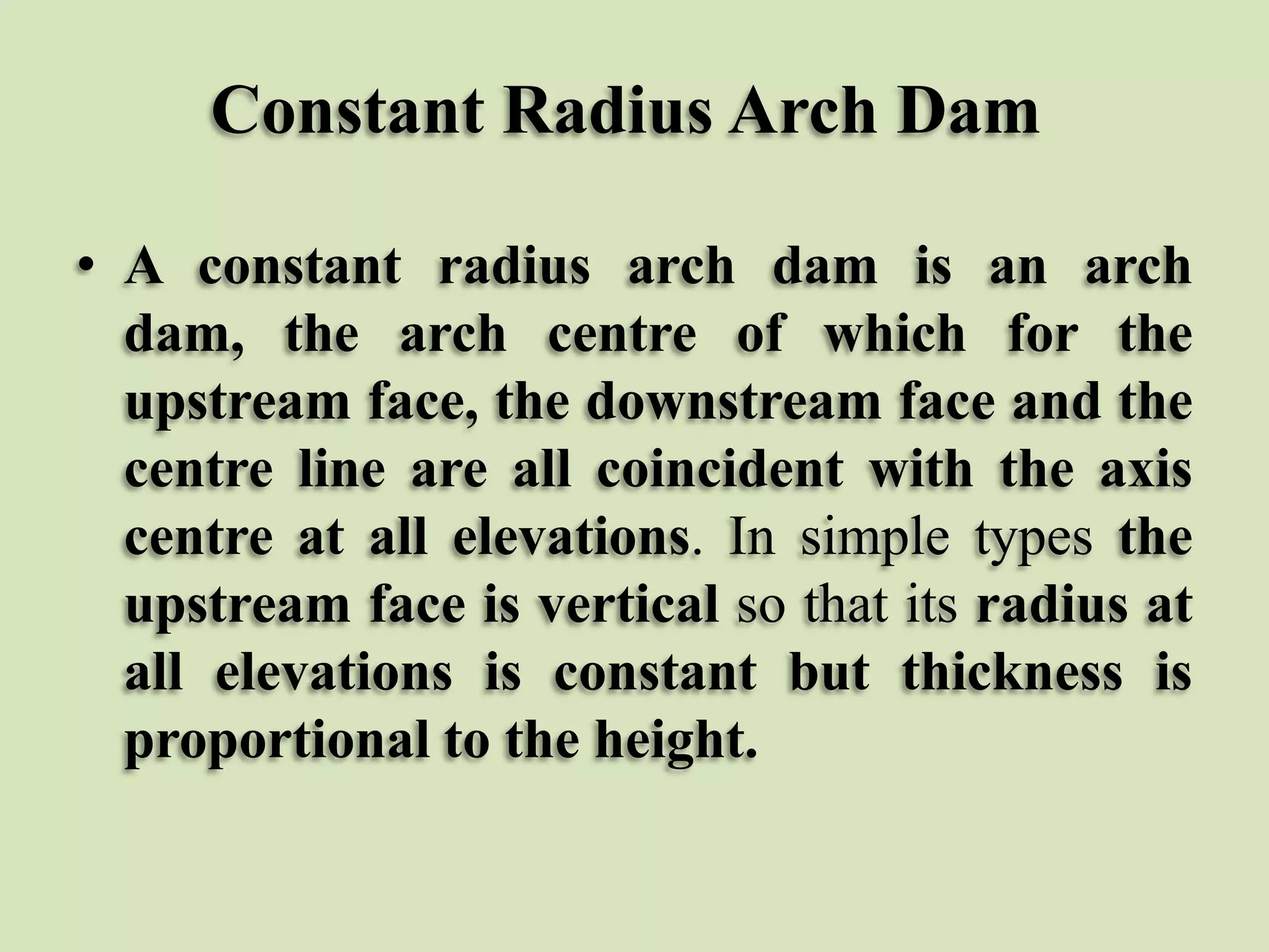 Arch and Buttress Dams | PPTX