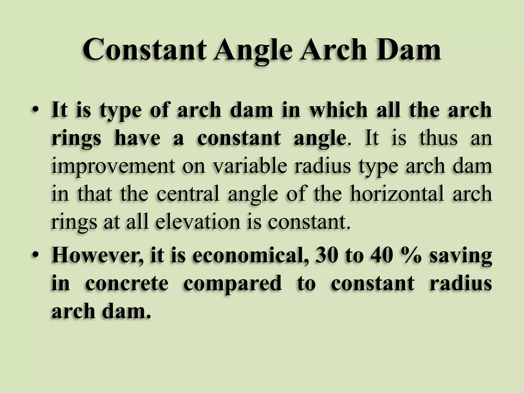 Arch and Buttress Dams | PPTX