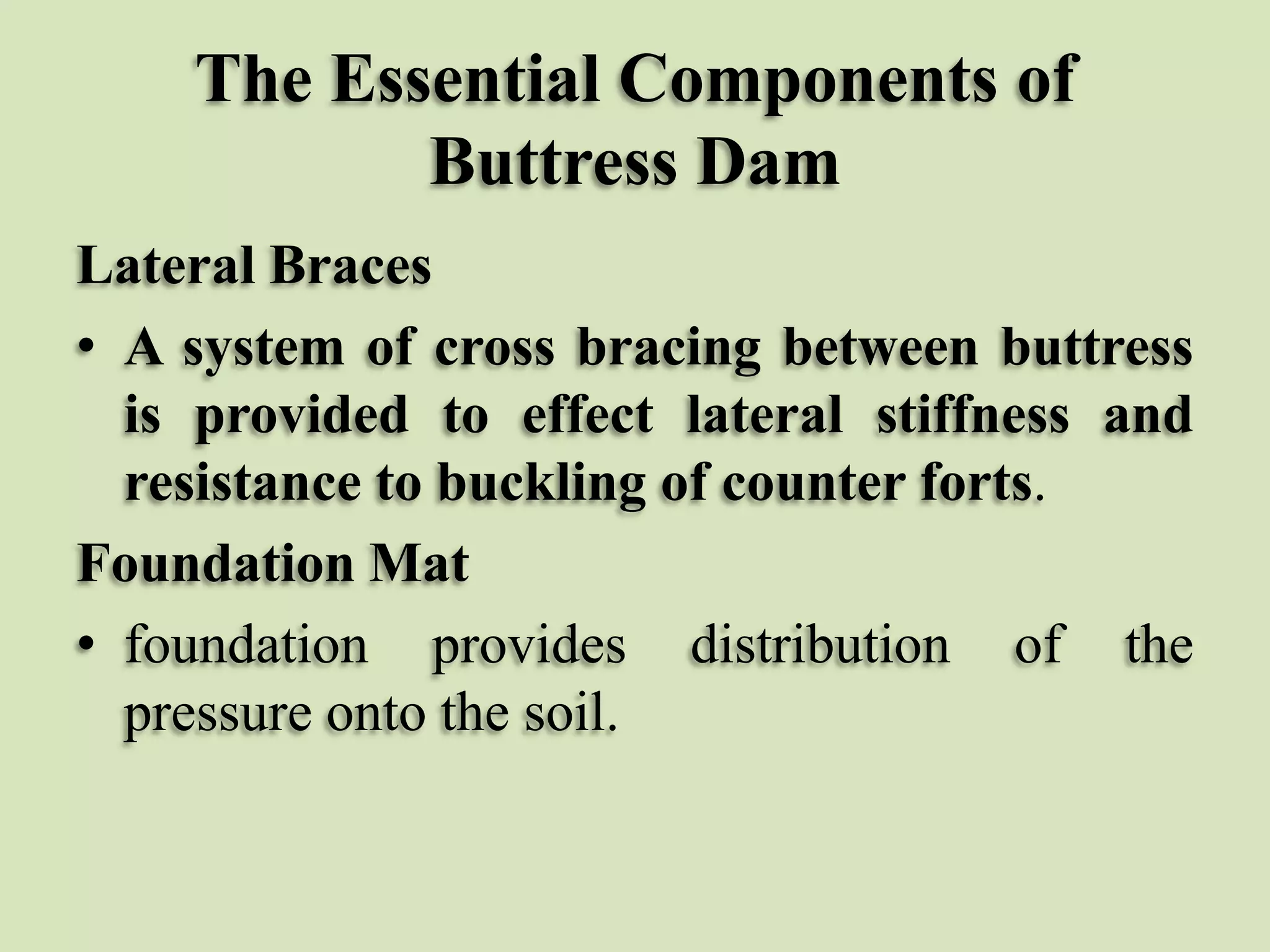 Arch and Buttress Dams | PPTX