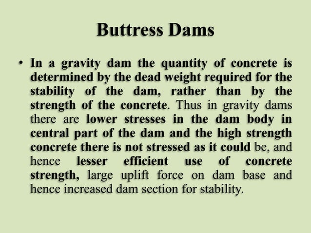 Arch and Buttress Dams | PPTX | Geology | Science
