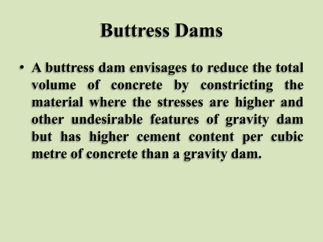 Arch and Buttress Dams | PPTX | Geology | Science