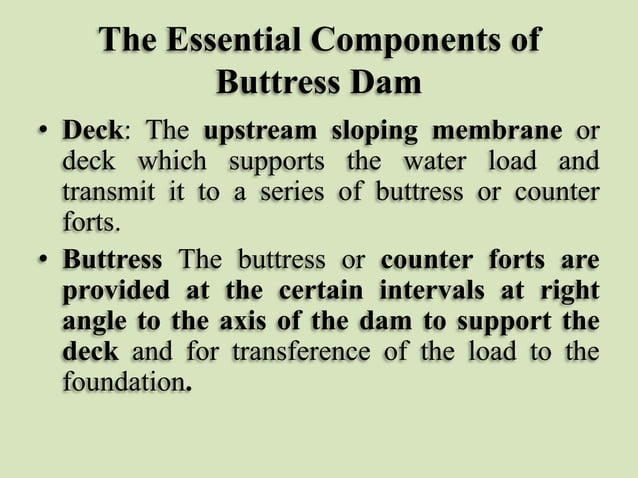 Arch and Buttress Dams | PPTX | Geology | Science