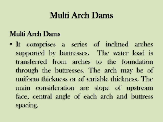 Arch and Buttress Dams | PPTX | Geology | Science