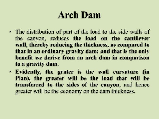 Arch and Buttress Dams | PPTX | Geology | Science