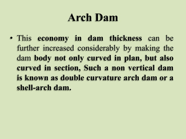 Arch and Buttress Dams | PPTX | Geology | Science