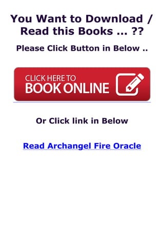 Čitati [knjige] Archangel Fire Oracle | PDF