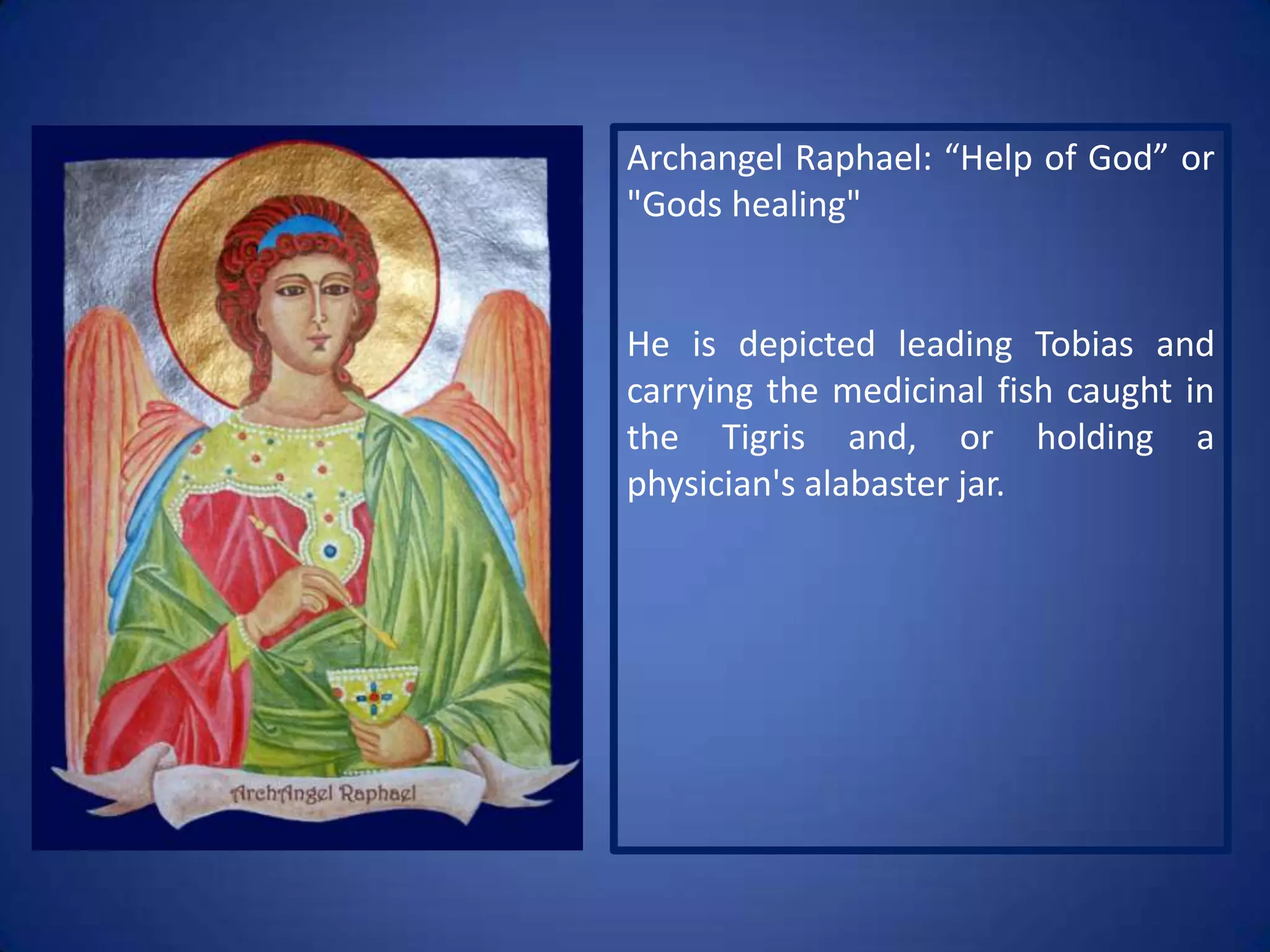 The 8 Archangels and their attributes | PPTX