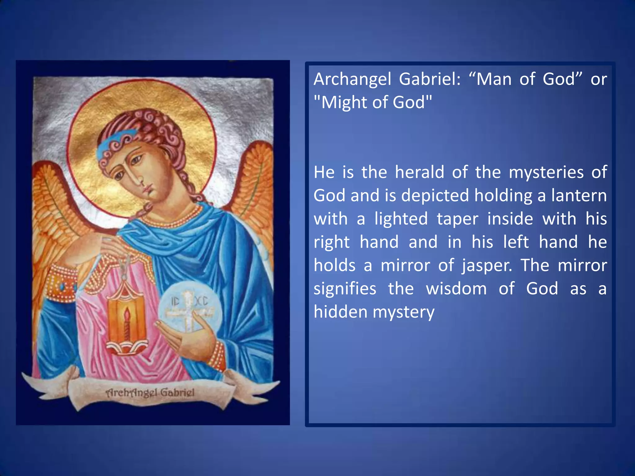 The 8 Archangels and their attributes | PPTX