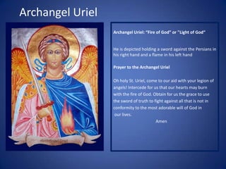 Archangels icons, their attributes and prayers | PPTX