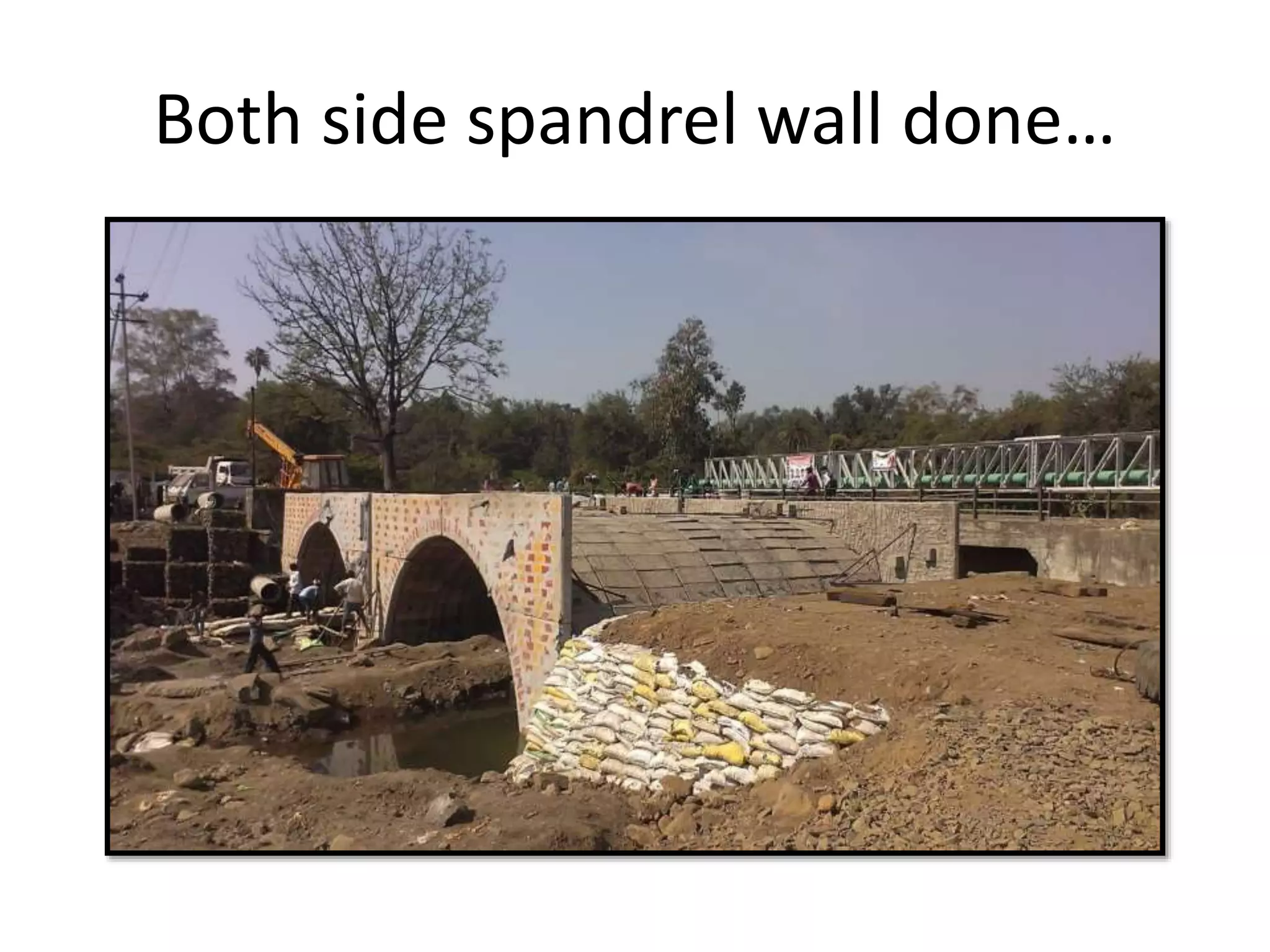 Arch bridge project at Nagpur, India | PPTX | Civil Engineering ...