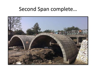 Arch bridge project at Nagpur, India | PPTX | Civil Engineering ...
