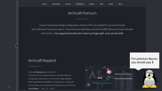 Archcraft Linux introduction. Lets see how it does look? | PDF