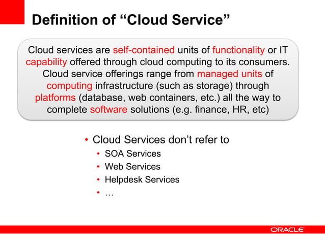 Oracle Cloud Reference Architecture | PDF