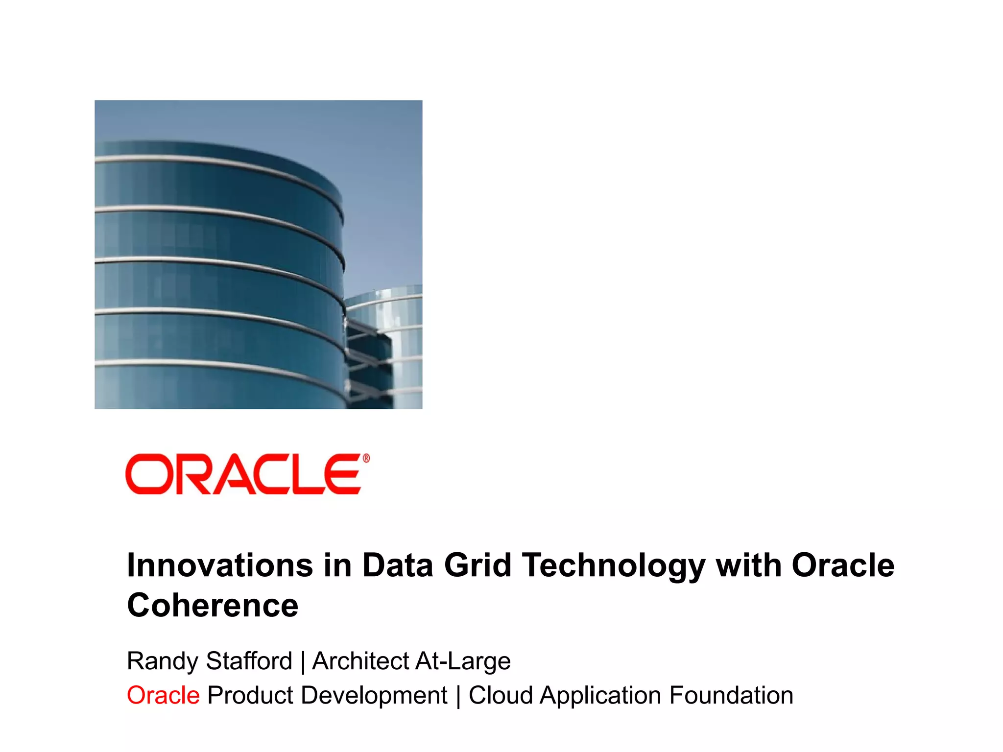 Innovations in Data Grid Technology with Oracle Coherence | PDF | Databases | Computer Software ...