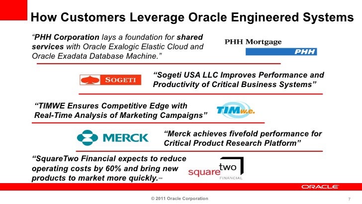 Engineered Systems: Oracle's Vision for the Future
