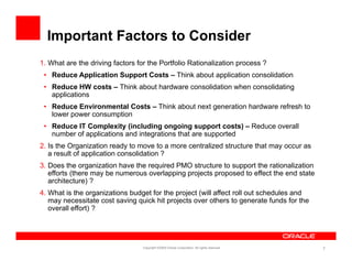 Application Portfolio Rationalization | PDF