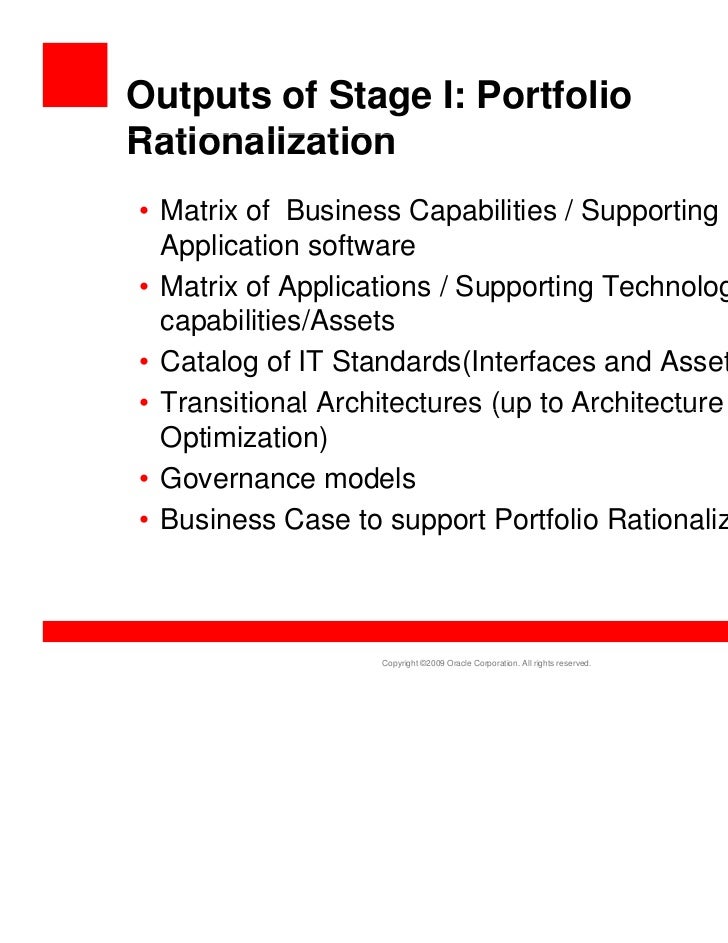 Application Portfolio Rationalization