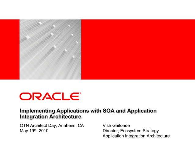 Implementing Applications with SOA and Application Integration Architecture | PDF | Computer ...
