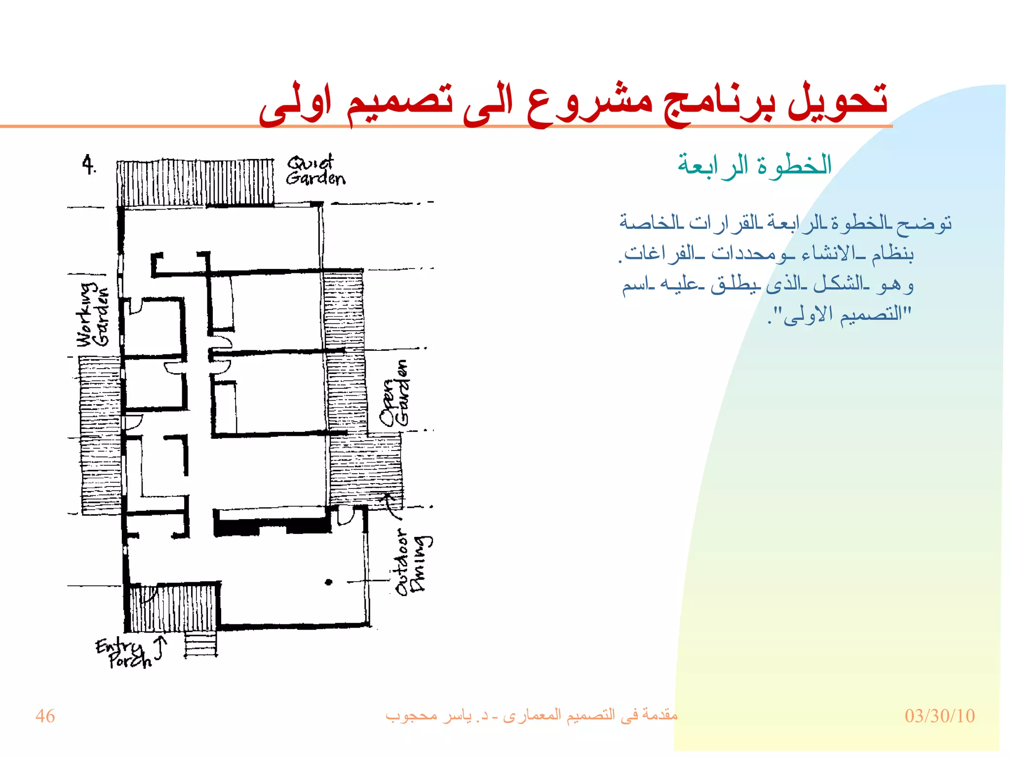 Introduction to Architectural Design - مقدمة فى التصميم المعمارى | PPT