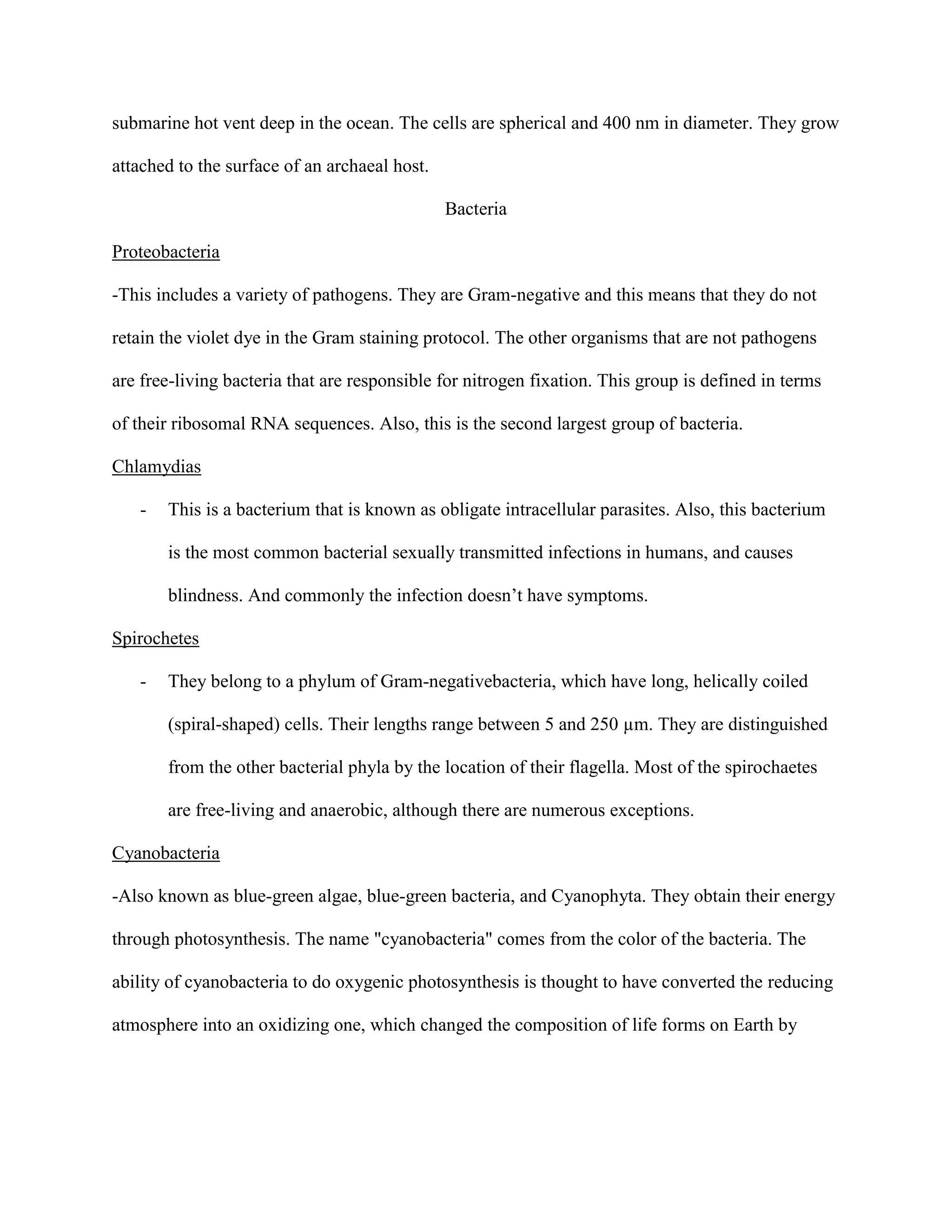 Archea and bacteria paragraphs | DOCX