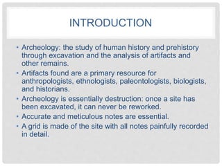 Introduction to Archeology | PPTX