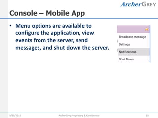 ArcherGrey PLM Product Uploader NEW Dashboard & Mobile | PDF