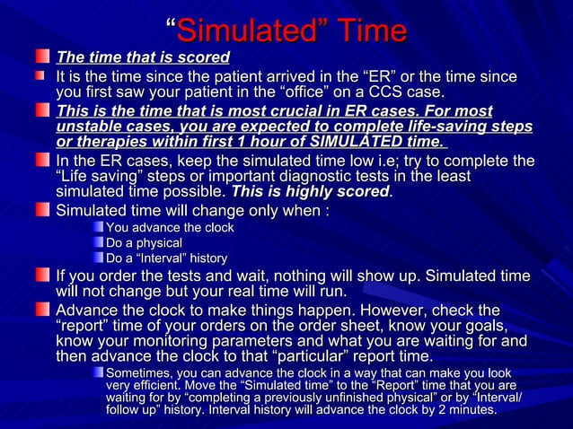 Archer USMLE Step 3 CCS workshop 2018 | PPT