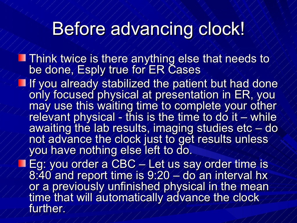 Archer USMLE Step 3 CCS workshop 2018