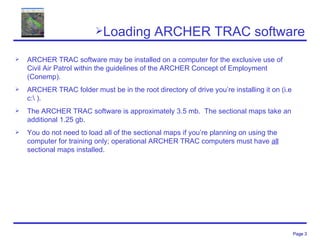 Archer trac module_1_-_intro_v1 | PPT