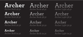 Archer Type Specimen | PPT