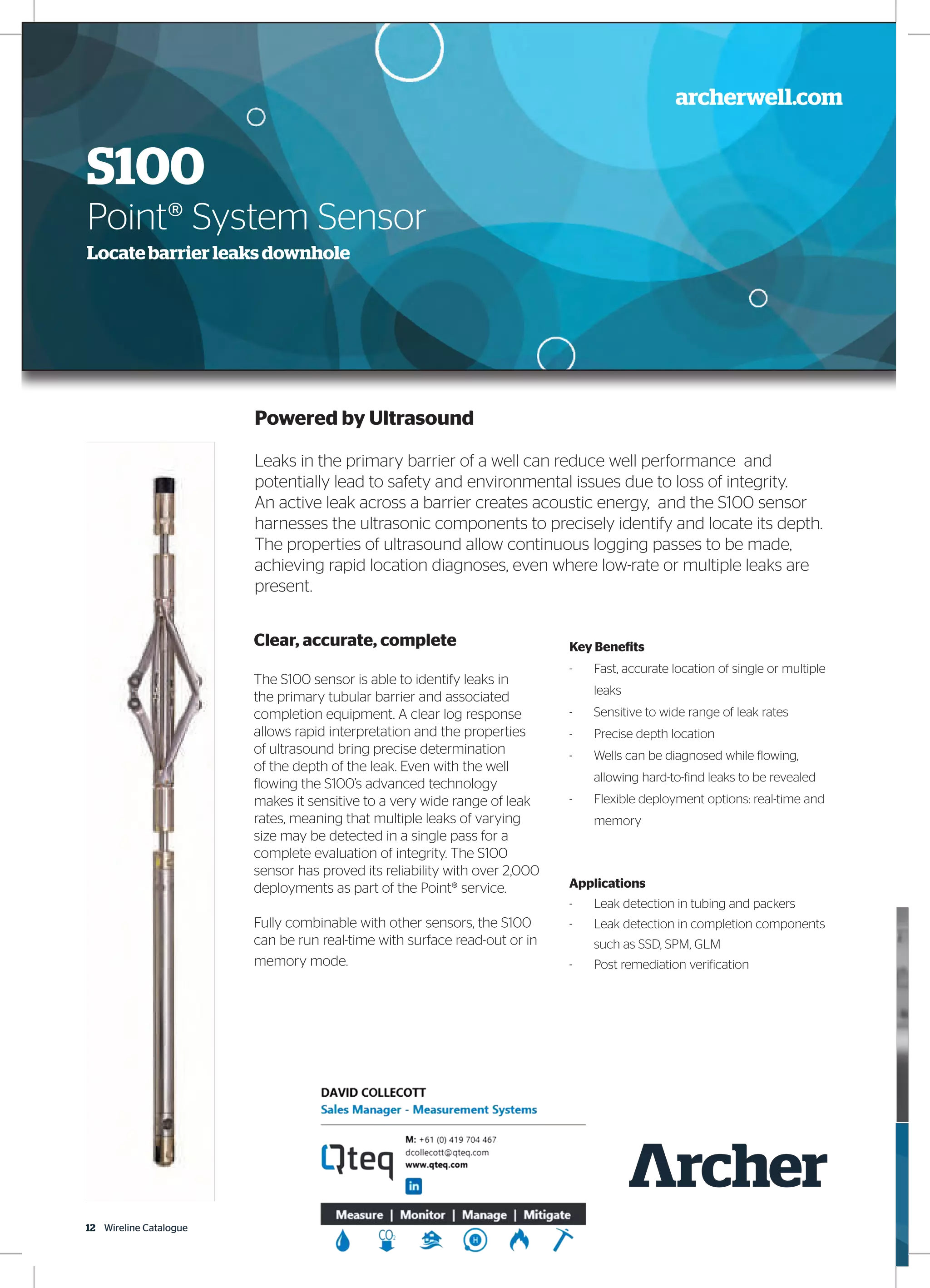 Archer Wireline Product Line | PDF