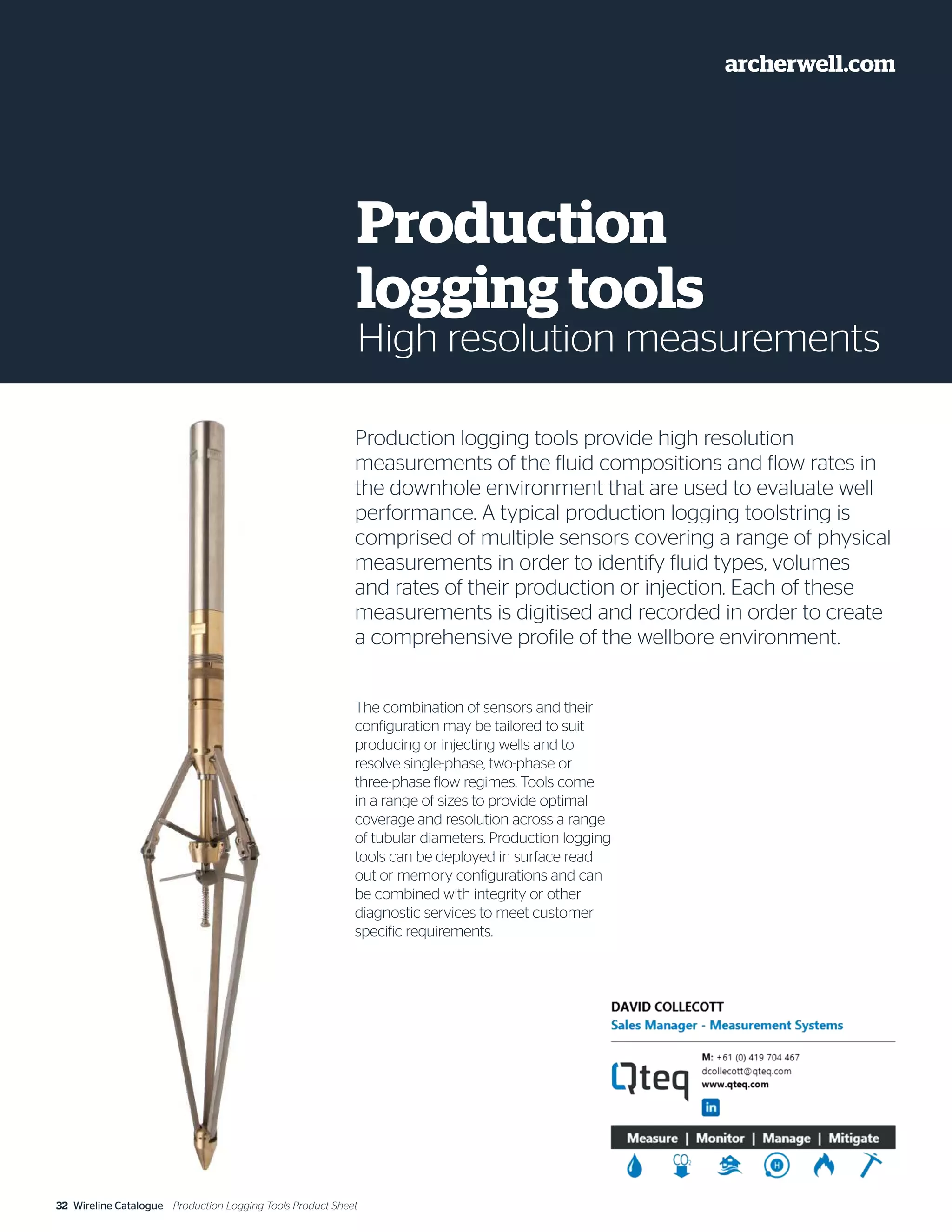 Archer Wireline Product Line | PDF