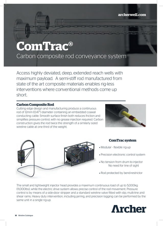 Archer Wireline Product Line | PDF | 3-D Graphics | Computer Software ...