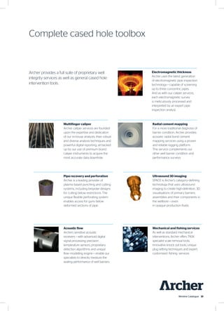 Archer Wireline Product Line | PDF